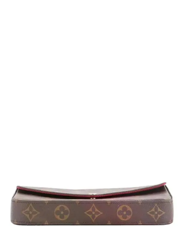 LOUIS VUITTON Felicie Pochette Monogram Canvas Crossbody Bag - Brown