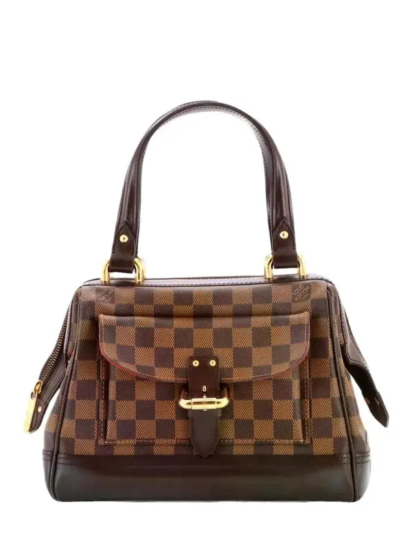 LOUIS VUITTON Knightsbridge Handbag Damier Satchel - Brown