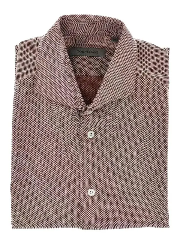 Corneliani Patterned Button-up Shirt - Red