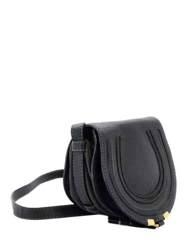 Chloé Marcie Leather Mini Crossbody Bag - Black