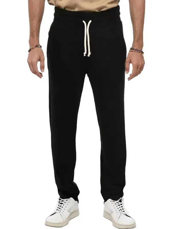 HYDROGEN Drawstring Track Pants - Black