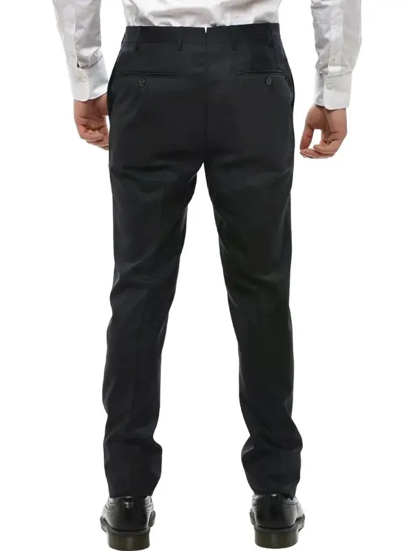 Corneliani Academy Belt-loop Trousers - Blue
