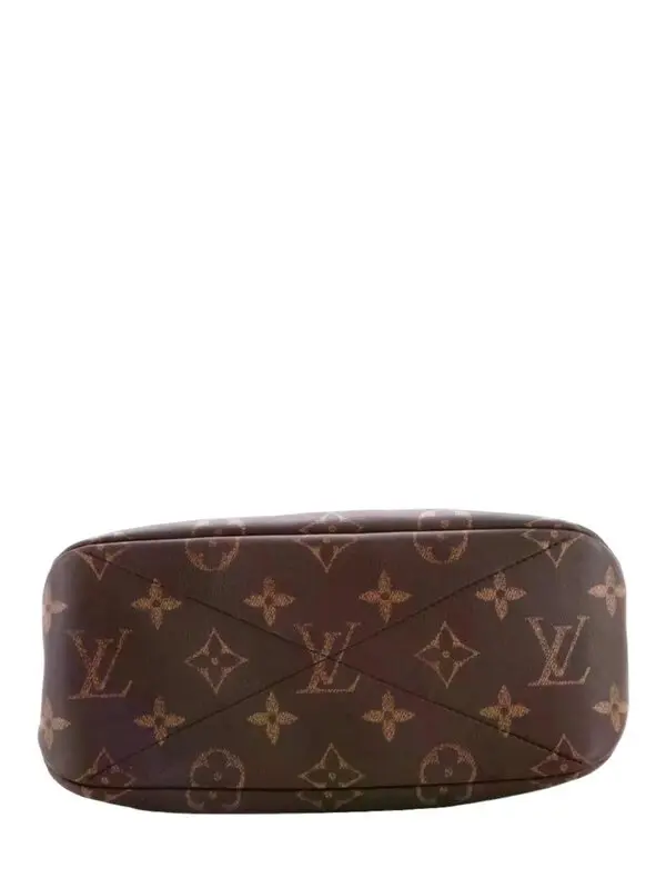 LOUIS VUITTON Shopper Tote Monogram Leather Mini Crossbody Bag - Brown