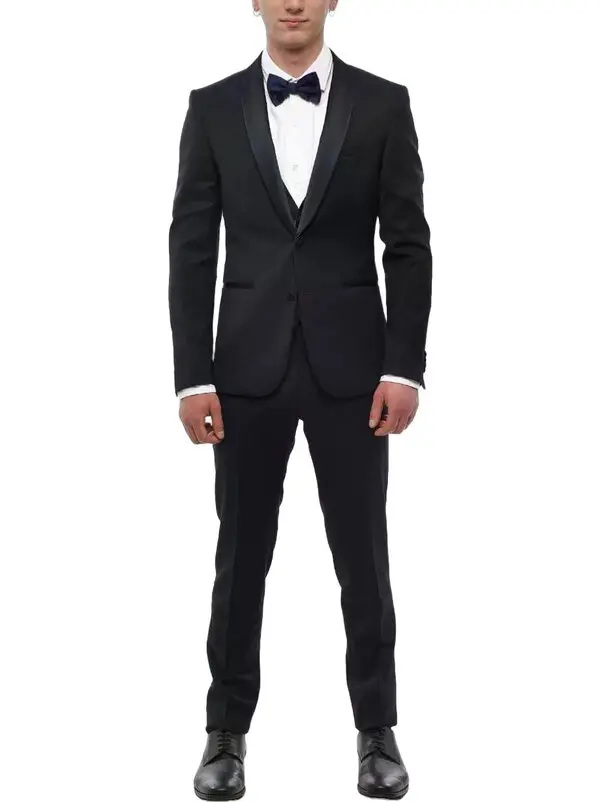Corneliani Shawl-lapel Three-piece Suit - Blue
