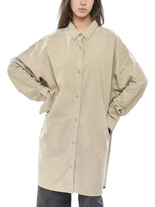 Fear Of God Beige Cotton Oversized Button-down Shirt - Neutrals