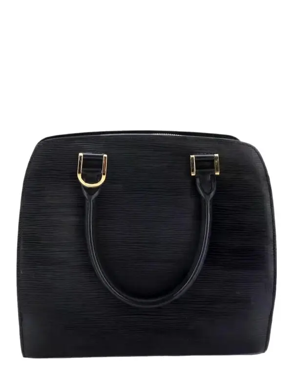 LOUIS VUITTON Pont Neuf Handbag Epi Leather Pm Satchel - Black