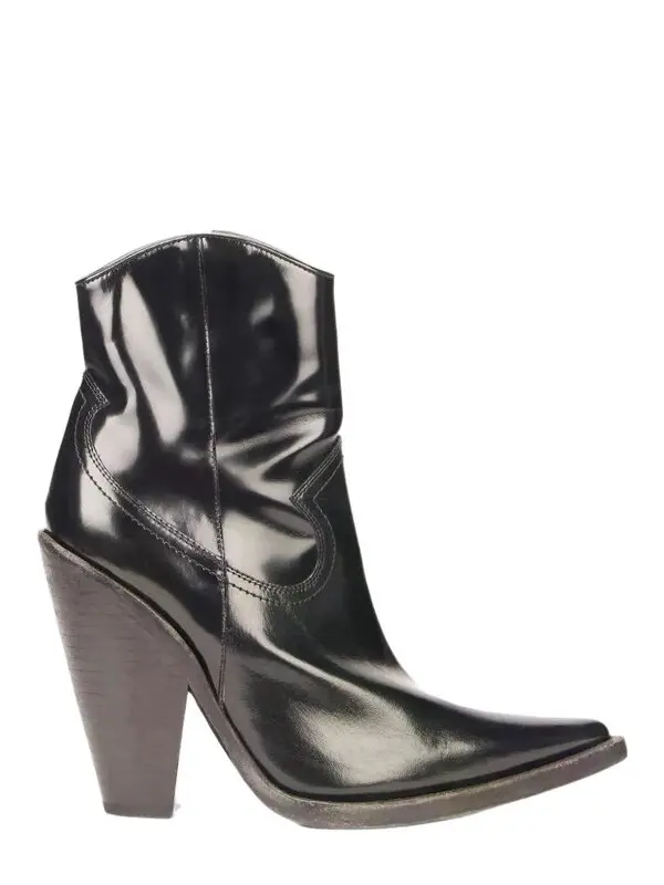 Philosophy Di Lorenzo Serafini Tapered Cone-heel Boots - Black
