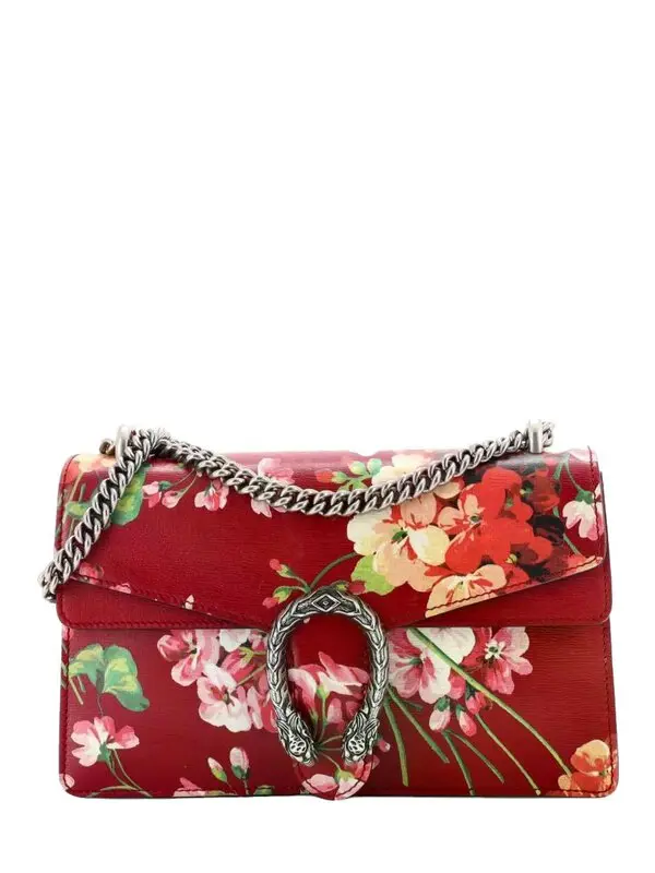 Gucci Dionysus Blooms Print Leather Small Shoulder Bag - Multicolour