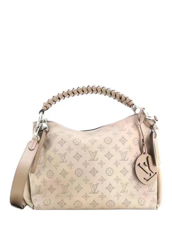 LOUIS VUITTON Braided Handle Hobo Bag - Neutrals