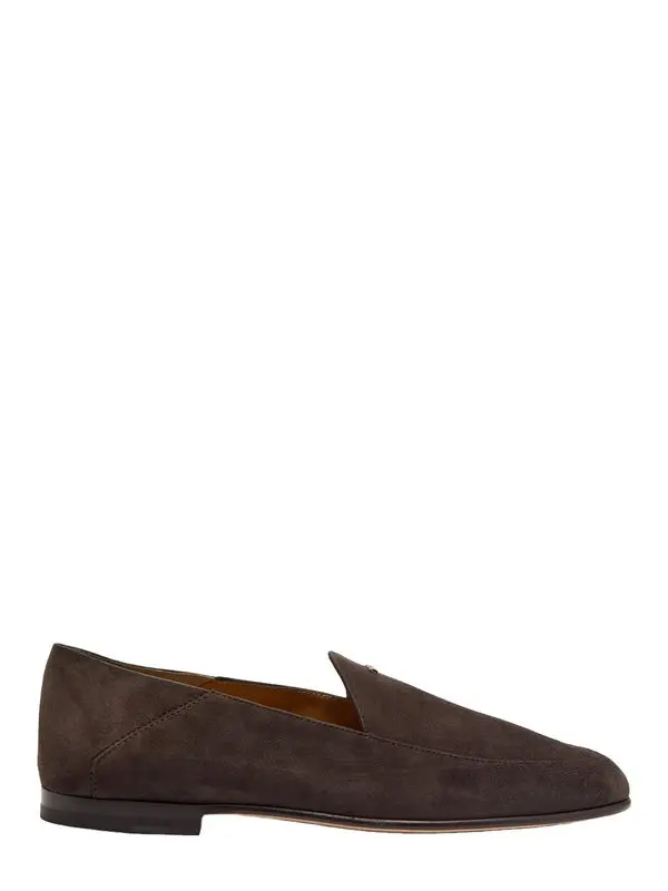 TOD'S Suede Loafers - Brown