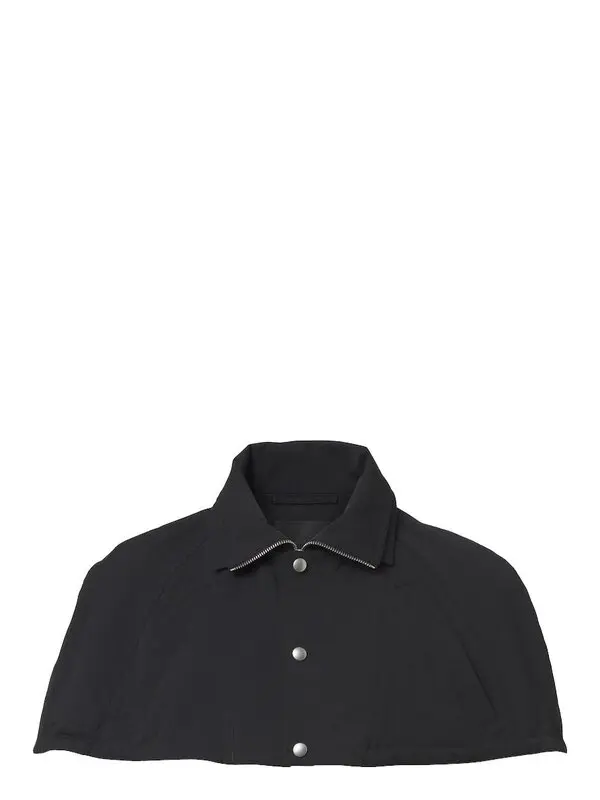 Prada Re-nylon Cropped Cape - Black