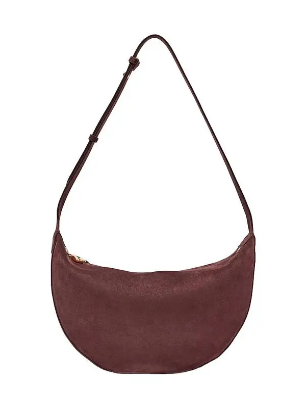 JOSEPH Large Suede Shoulder Bag - Brown