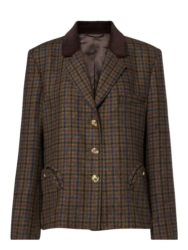BLAZÉ MILANO Virgin Wool Blazer - Multicoloured
