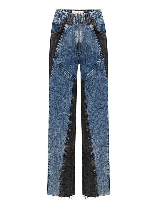 PCFG Free Heaven Two Tone Jeans - Blue