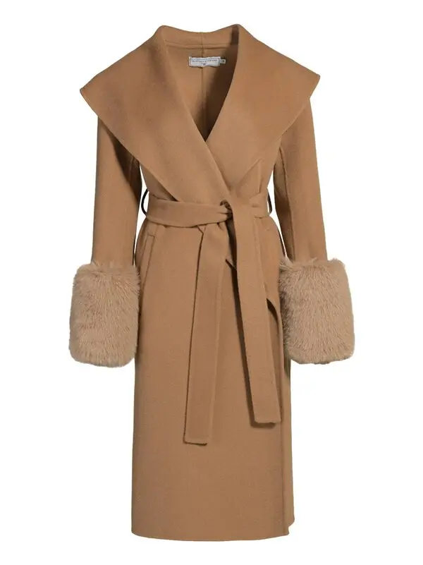 HORTONS ENGLAND Neutrals Belmont Cashmere Coat Tan - Brown