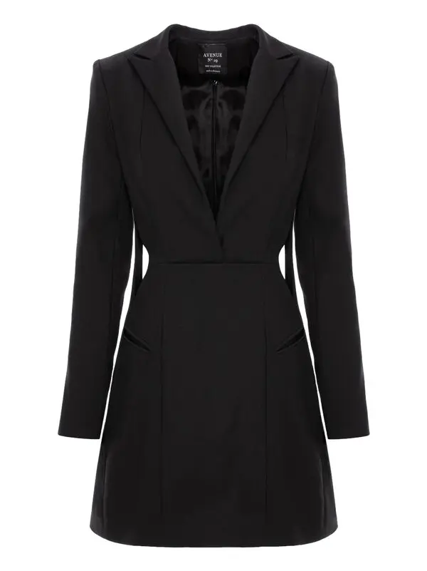 AVENUE N°29 Cut-out Blazer Dress - Black