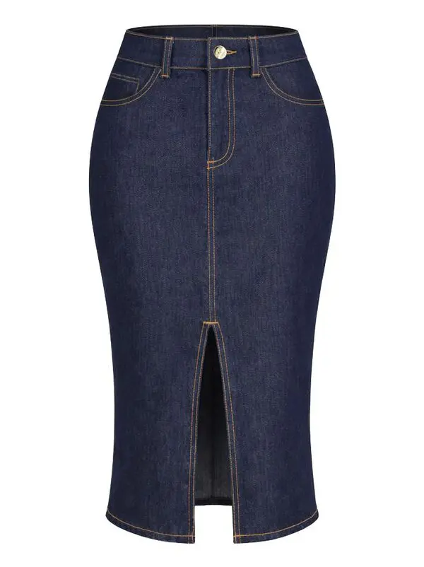MAUI X LOLITA Bronte Denim Corset Skirt - Blue