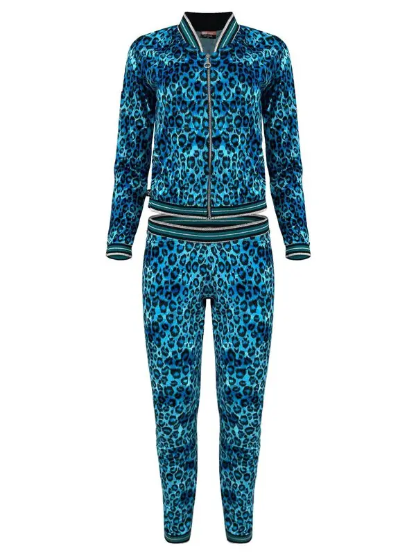 MAUI X LOLITA Sasha Velour Tracksuit - Blue