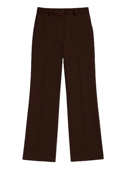 CONQUISTA Classic Straight Trousers - Brown
