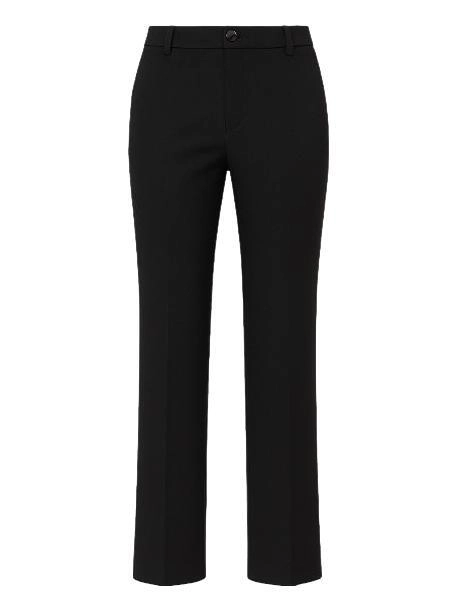 CONQUISTA Classic Straight Trousers - Black