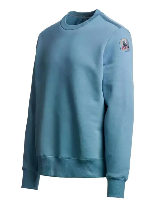 PARAJUMPERS Logo Patch Crewneck Sweatshirt - Blue