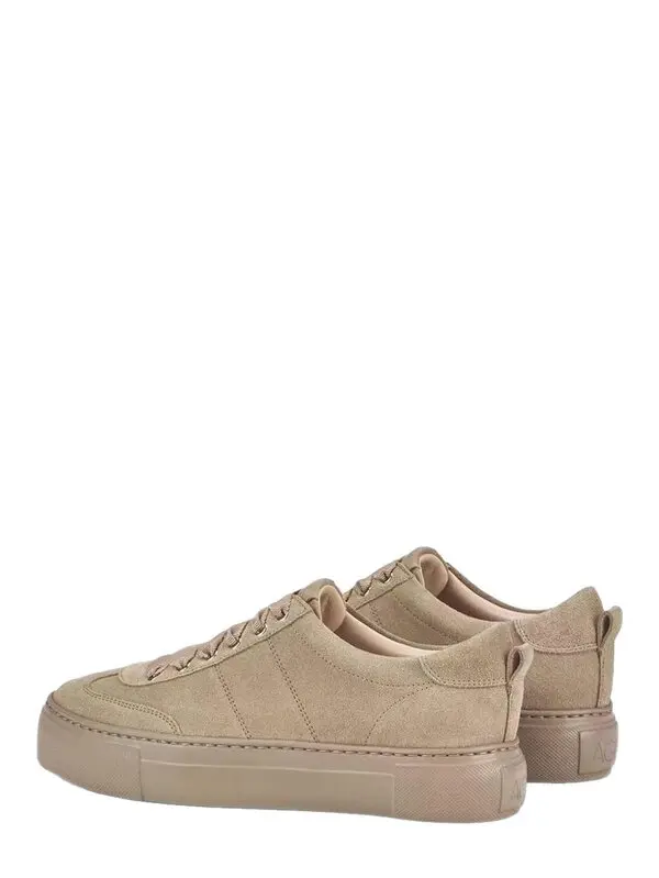 Agl Cecilia Grosgrain-lace Sneakers - Neutrals
