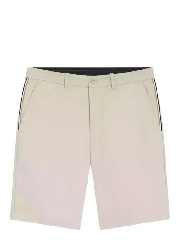 BOSS Logo Patch Side Stripe Shorts - Neutrals