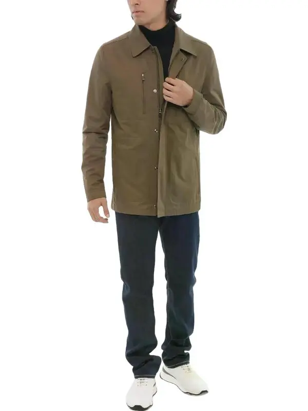 Corneliani Id Drawstring-waist Jacket - Brown