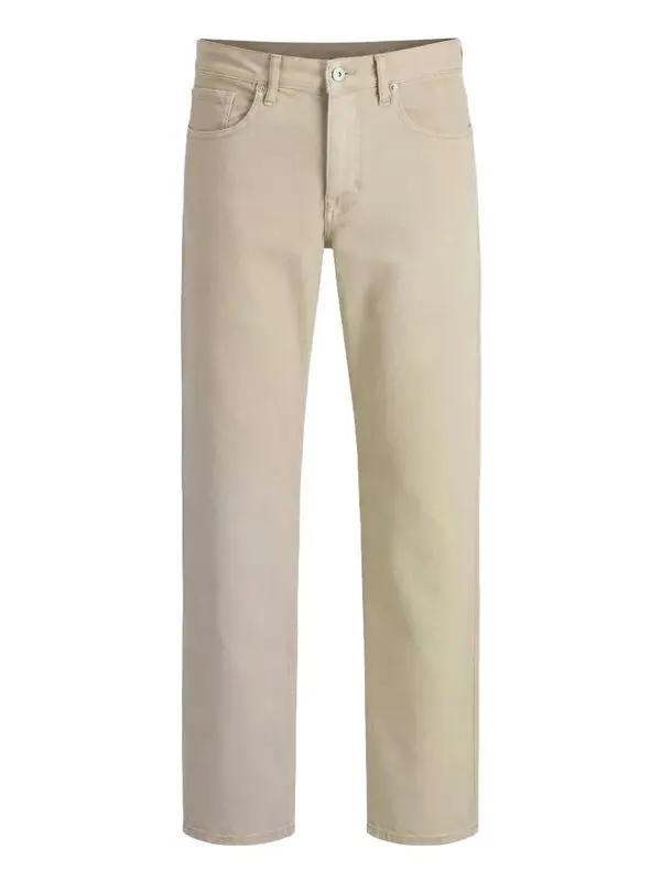 JUDE DENIM Slim-fit Straight Leg Jeans - Neutrals