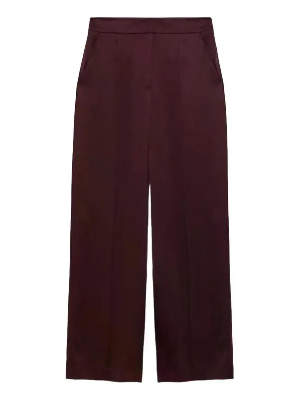 Simkhai Kyra High-waisted Wide-leg Trousers - Red