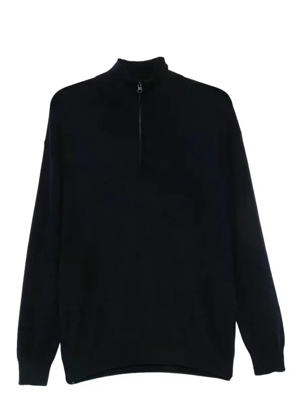 LISA YANG Augustus Quarter-zip Sweater - Blue