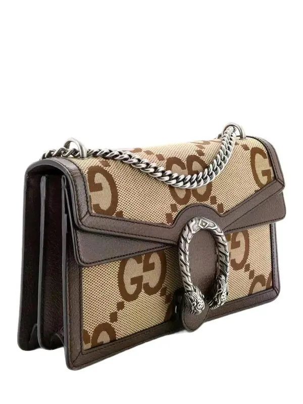Gucci Dionysus Jumbo Gg Canvas Small Shoulder Bag - Brown