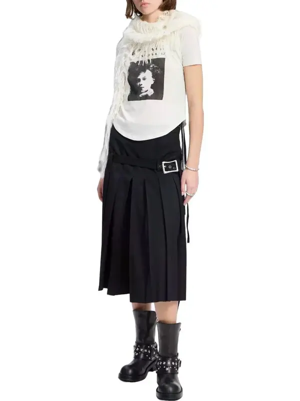 ANN DEMEULEMEESTER Le Voyou" Graphic Print T-shirt - Neutrals