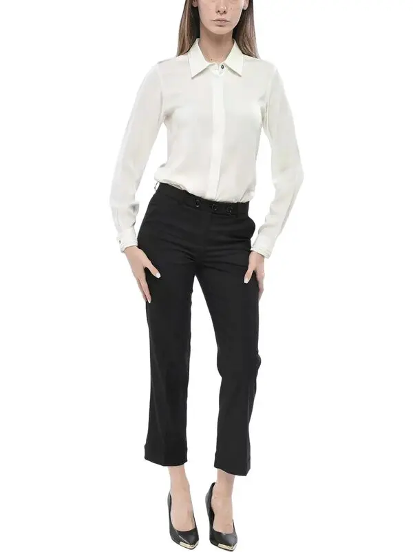 THE GARMENT Pluto Cropped Trousers - Black