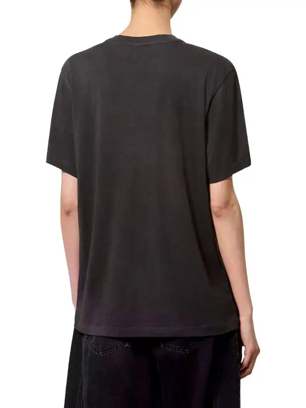 MARANT ETOILE Zewel" Printed Cotton T-shirt - Black