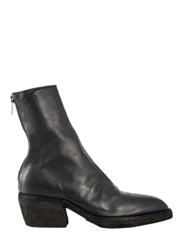 Guidi Texan Leather Boots - Black