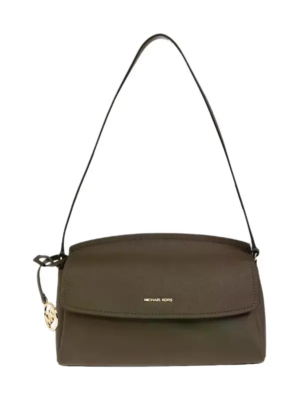 Michael Kors Landry Leather Shoulder Bag - Green
