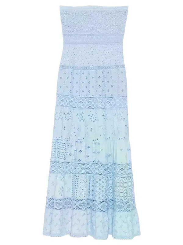Temptation Positano Tahina Maxi Dress - Blue