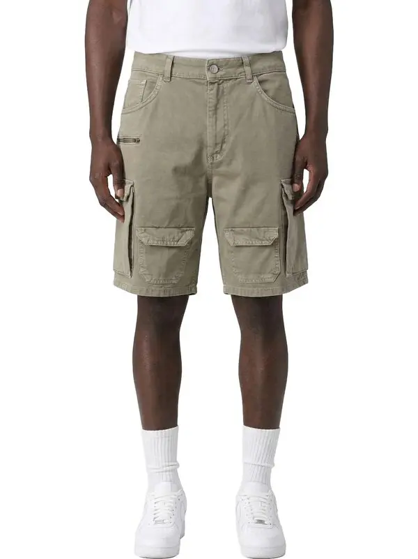 REPRESENT Cotton Denim Cargo Shorts - Beige