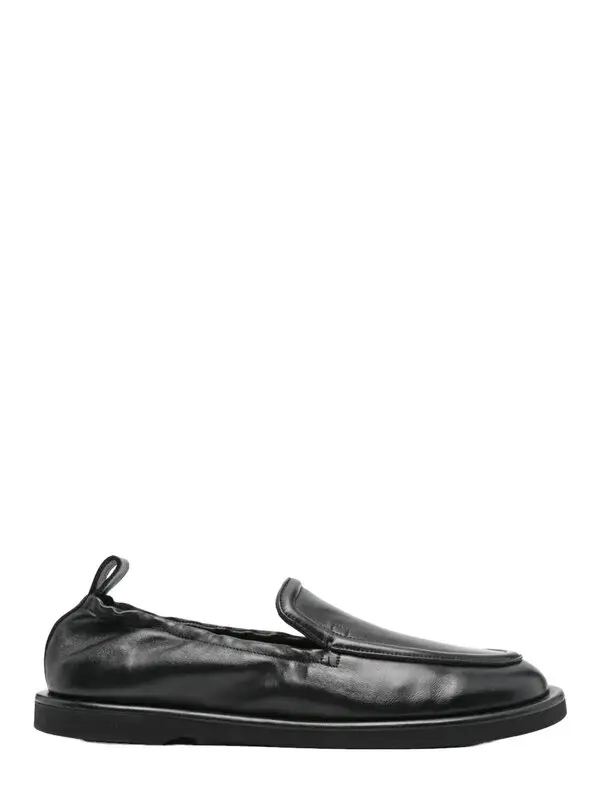 Studio Nicholson Leather Loafers - Black