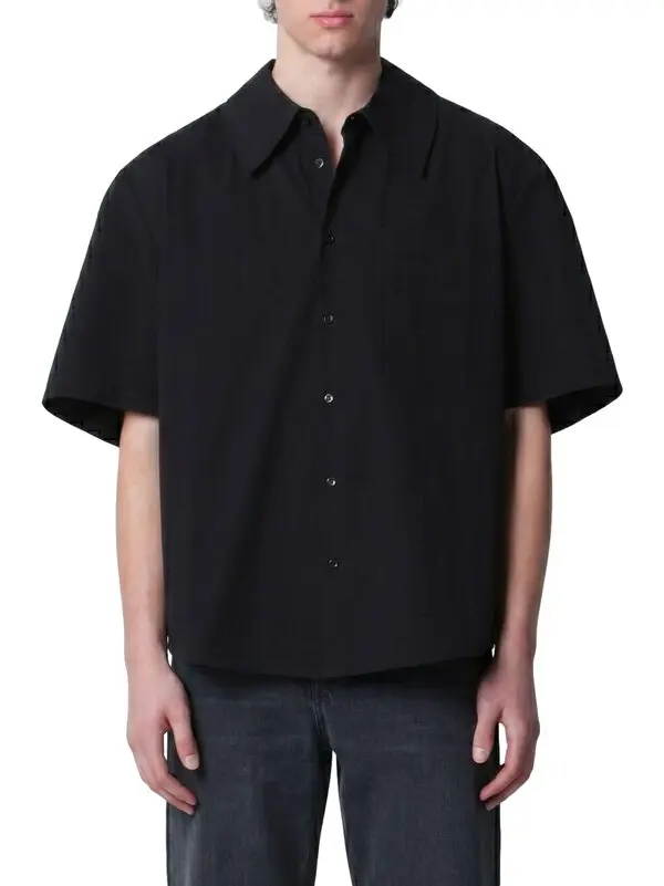 Séfr Cotton Casual Shirt - Black