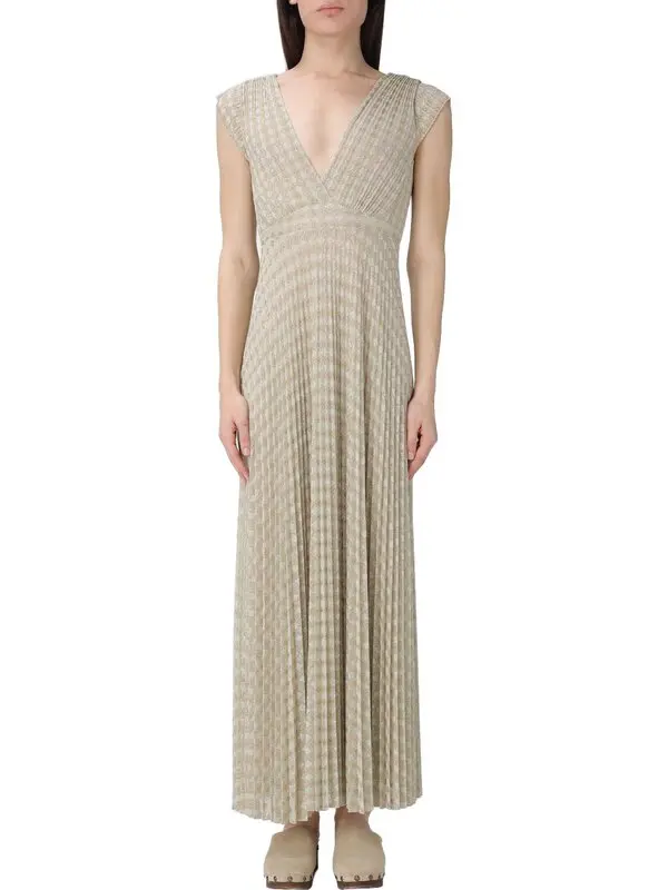 FORTE_FORTE Pleated Maxi Dress - Mint