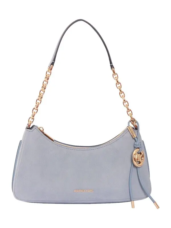 Michael Kors Nolita Nubuck Shoulder Bag - Blue