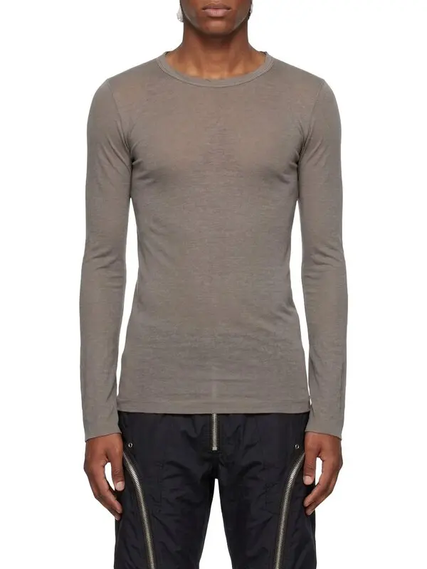 Rick Owens Cotton T-shirt - Dust