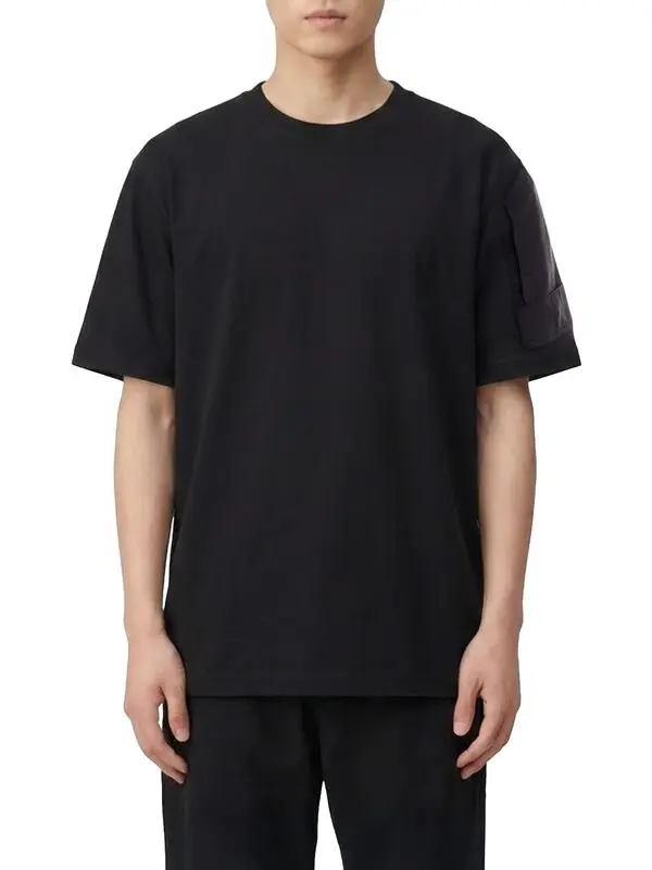 Y3 Cotton T-shirt With Pockets - Black