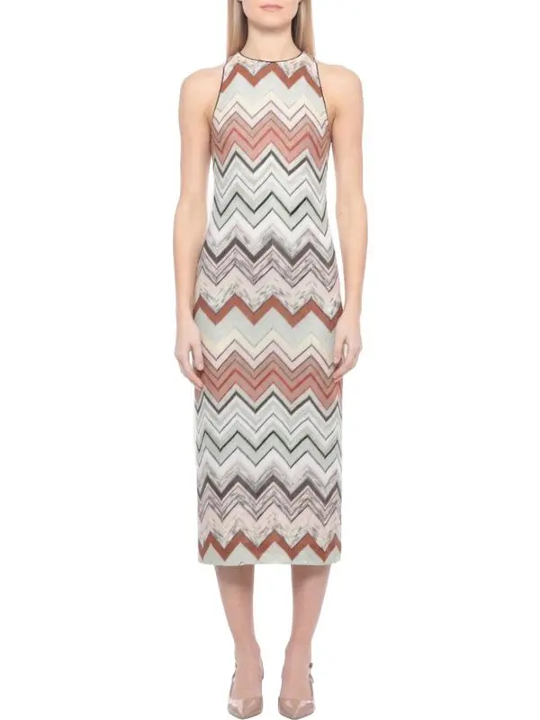 Missoni Zig-zag Knit Sheath Dress - Multicolor
