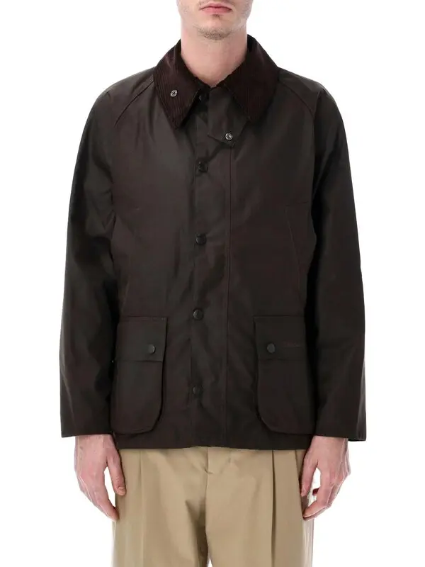 Barbour Waxed Cotton Jacket - Olive