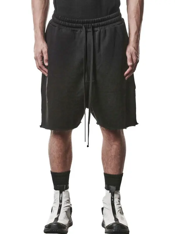 THOM KROM Sweat Shorts With Drawstring Waist - Black