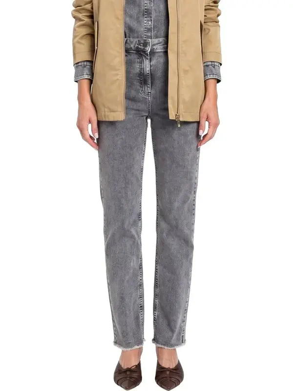 TWINSET Straight Leg Jeans - Black