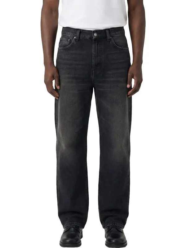 HAIKURE Cotton Denim 5-pocket Jeans - Black